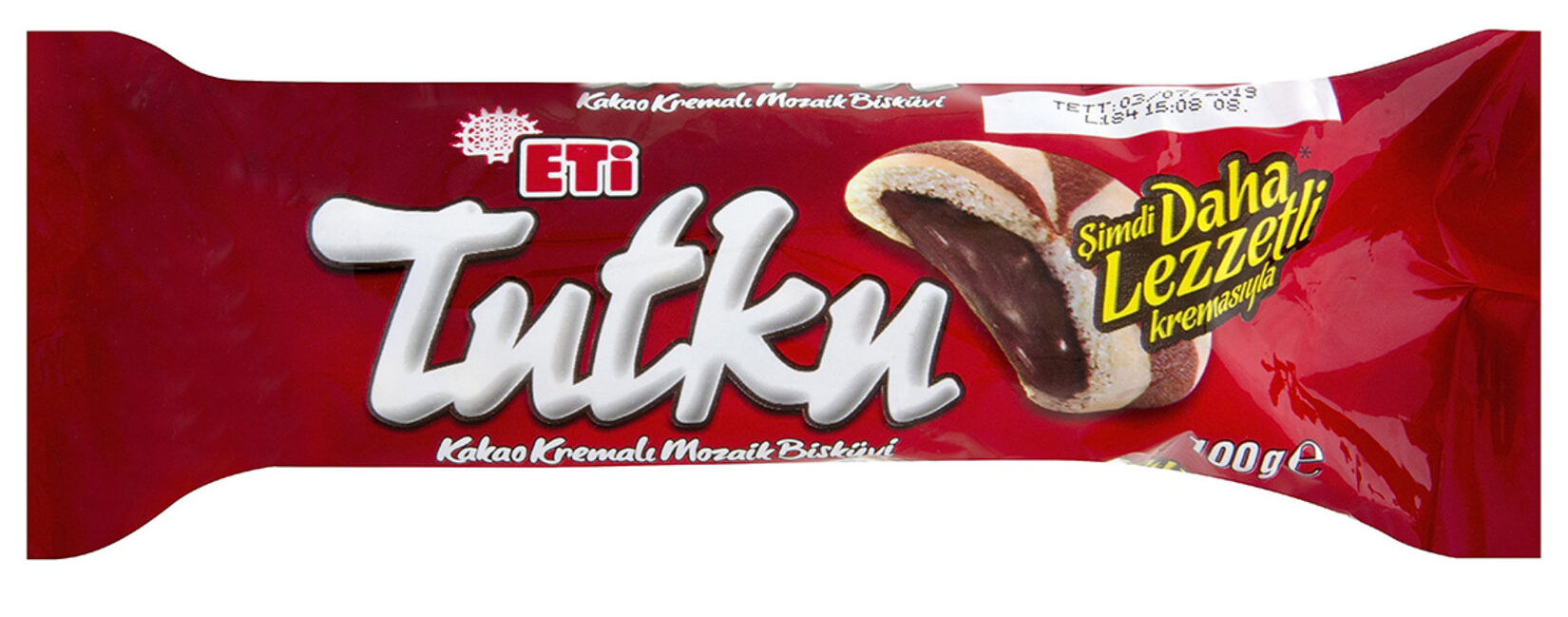 Eti Tutku Chocolate Cream Filled Cookies, snack size, 100g X 24 Box ...